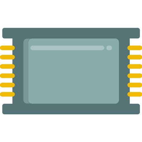 Processor Chip Vector SVG Icon SVG Repo