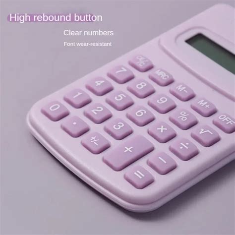 Small Calculator Silent Calculator Mini Version Learning Auxiliary Por Sopni