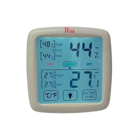 Buy R Tek Digital Thermo And Hygro Meter Touch Screen Display Rt 108 Online In India At Best Prices