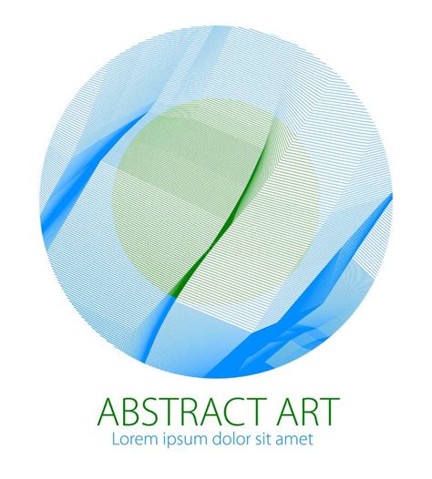 Beautiful Art Element Linear Texture Of Surface Or Textile In A Shape