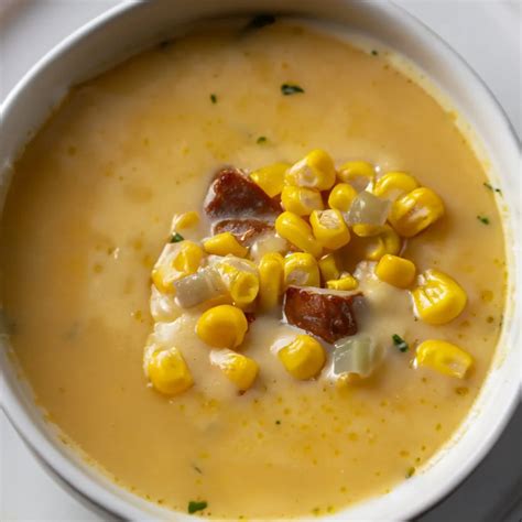 30 Minutes Smoky Corn Chowder Recipe A Creamy Flavor Soup Chick