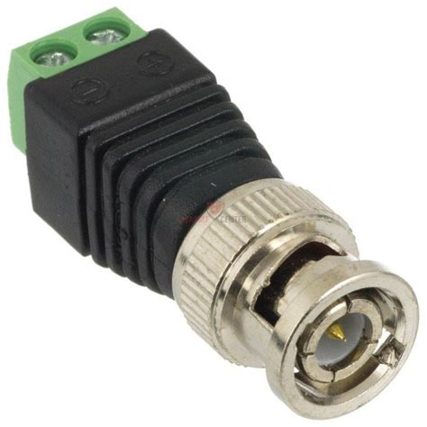 Conector Bnc Borne Macho Alarme Center