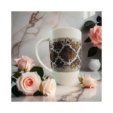 Handmade Python Mug Rhinestone Tea Cup A Luxurious T Idea Etsy