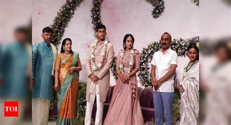 Dk Shivakumar Daughter Engagement Dk Shivakumars Daughter Gets