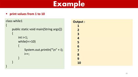 Control Statements In Java Pptx Programming Languages Computing