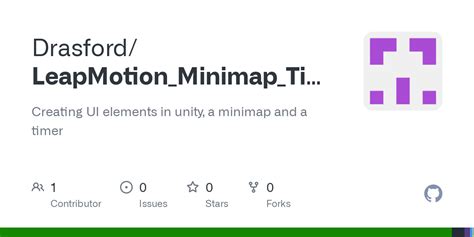 Github Drasfordleapmotionminimaptimer Creating Ui Elements In Unity A Minimap And A Timer