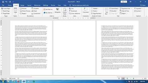 how to insert blank page in word cara menyisipkan atau menambah riset