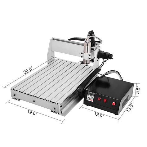 Vevor Cnc Router 6040 4 Axis Cnc Router Engraver 600x400mm 1000w Usb