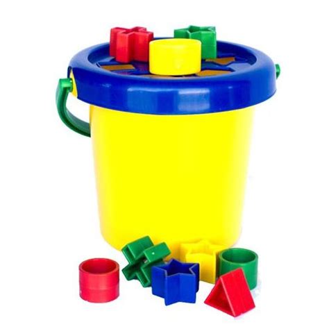 Shape Sorter Bucket 30pc Baby Sort Play Satoytrade