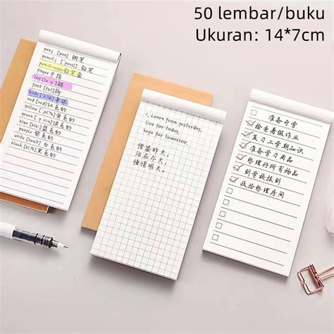 Jual Catatan Portabel Mini Notepad Notebook Kecil Kantor Sekolah Buku