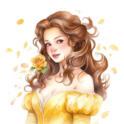 Yellowdisneyprincessbelle Movies Entertainment