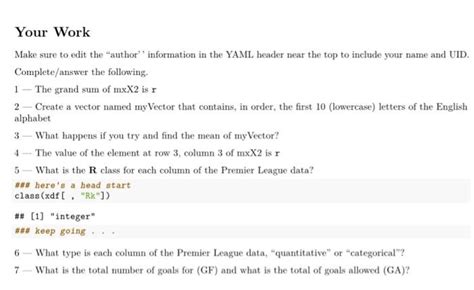 1 2 The Grand Sum Of Mxx2 Is R Create A Vector Named