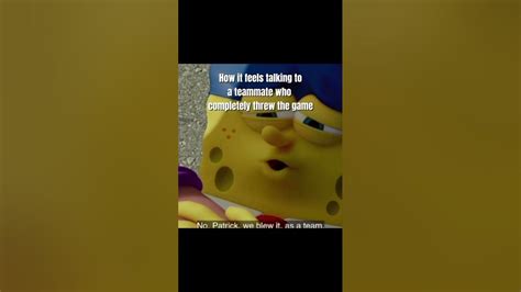 Bro Will Do Anything But Take The Blame😭🙏 Spongebob Fortnite