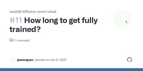 How Long To Get Fully Trained Issue Luost Diffusion Point Cloud GitHub