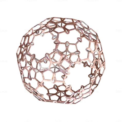 Wireframe Shape Sierpinski Buckyball 3d Print Model Stl