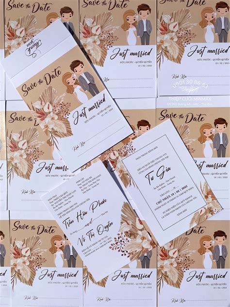 Top Mẫu Thiệp Cưới Chibi đáng Yêu ấn Tượng Hiện Nay Thiệp Cưới Minmax