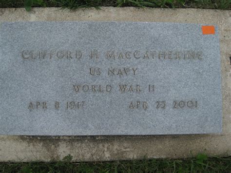 Clifford Hardy Maccatherine 1917 2001 Find A Grave Memorial