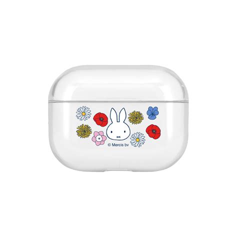 ミッフィー Miffy Floral Airpods Pro クリアケース ま行 ミッフィー オーディオ・イヤホンアクセサリ