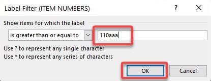 Filter By Labels Numerical Text MyExcelOnline