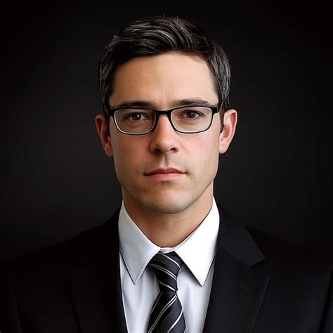 Premium Ai Image A Man Wearing Glasses And A Suit With A White Shirt