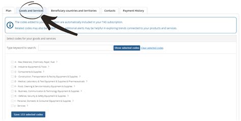 How To Select UNSPSC Codes In TAS UNGM Help Center