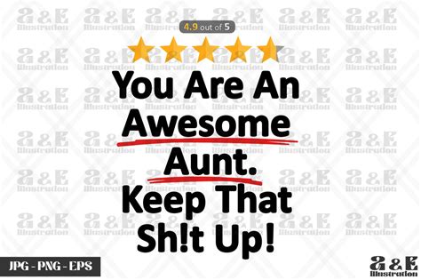Awesome Aunt Funny Auntie T Idea Graphic By Aande Illustration