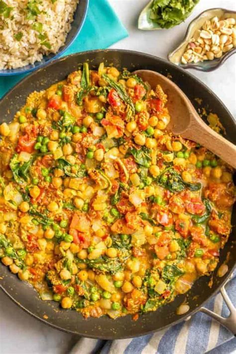 Quick And Easy Vegetarian Curry 15 Minutes Hansen Blighte