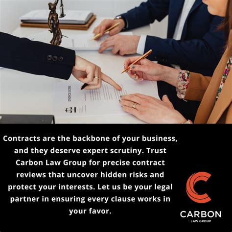 Trust Carbon Law Group For Contract Reviews Carbon Law Group Posted