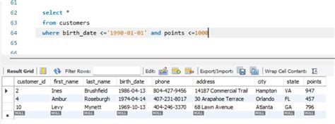 Sql Dataanalysis Customerinsights Datafiltering Techskills Dr