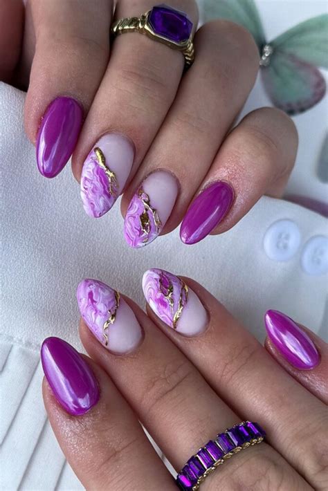 Top 15 Purple Nails Elegant And Trendy Nail Design Ideas