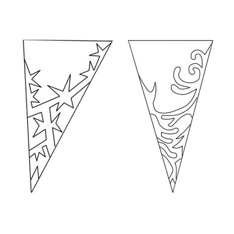 Шаблон снежинок для вырезания из бумаги распечатать найдено 81 картинок