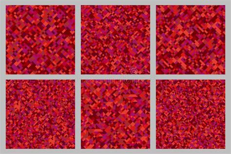 Seamless Geometric Pattern Background Collection Abstract Vector Illustrations Stock Vector