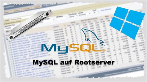 Howto Mysql Server Auf Windows Rootserver German Youtube