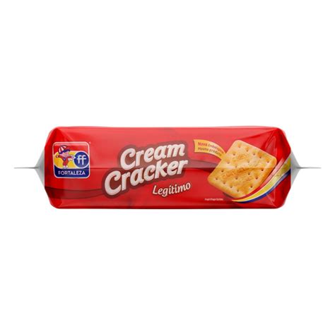 Biscoito Cream Cracker Fortaleza 400g Tradicional Supermercado Mundial