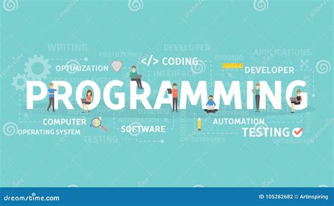 Programmer Illustration Concept Stock Vector Illustration Of Sitting Business 105282682