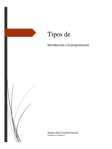 tipos de software pdf