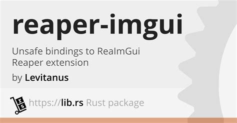 Reaper Imgui — Rust Library Librs