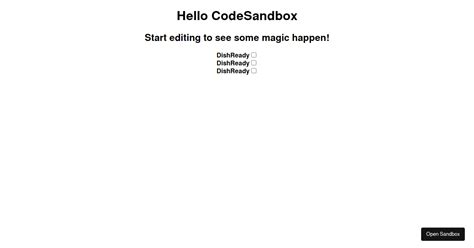 Checkbox Array Toggle Demo Codesandbox