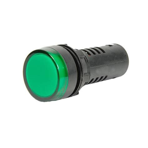 22mm 24v Acdc Green Colour Panel Led Light Indicator Roboticsdna