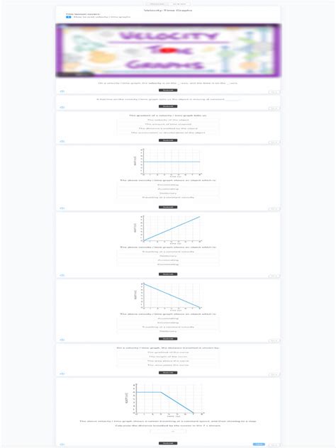 Velocity Time Graphs Lesson Gcse Physics Edexcel Igcse Triple Cognito Pdf