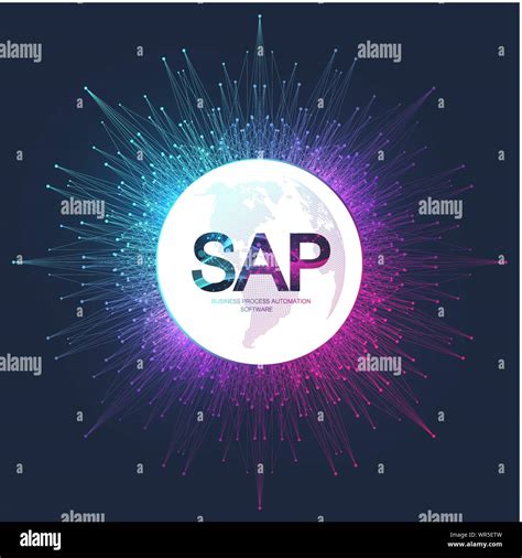 Sap Business Process Automation Software Erp Enterprise Resources Planning System Concept