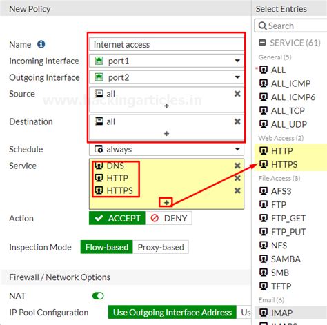 Implementation Of Firewall Policies Fortigate Part 1