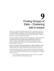 KMeans Clustering Pdf Finding Groups Of Data Clustering With K