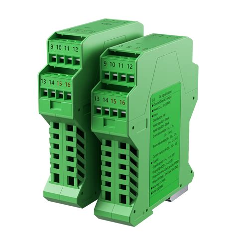 Analog Signal Isolator 4 20ma 0 10v 0 5v 1 5v Galvanic Signal Converter Dc24v 1 In 1 Out 1 In 2