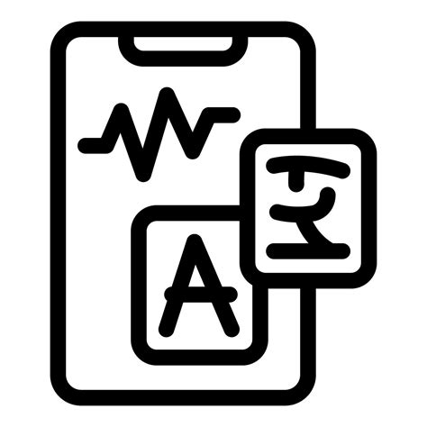 Smartphone Showing Translating Application Interface 48781332 Vector