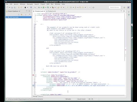 Xml Schema Definition Xsd Specifying Alternative Flexdoc Xml Xsddoc
