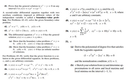 Solved Prove That The General Solution To Yy On Any Chegg Com