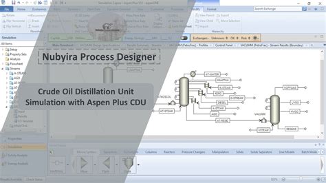 Crude Oil Distillation Unit Simulation With Aspen Plus Cdu Youtube