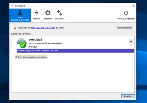 Virtual File System Owncloud