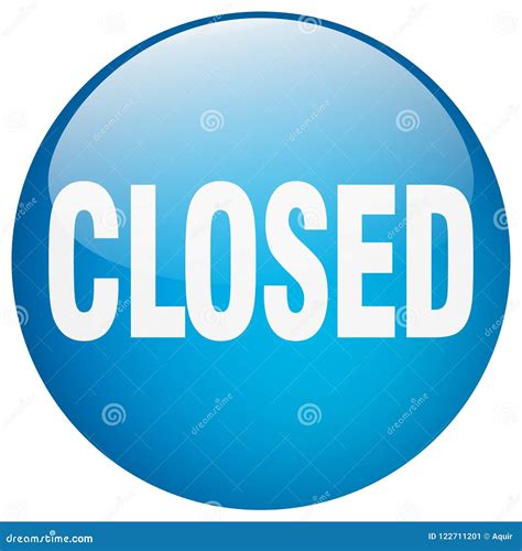 Closed Button Stock Vector Illustration Of Closed Design 122711201